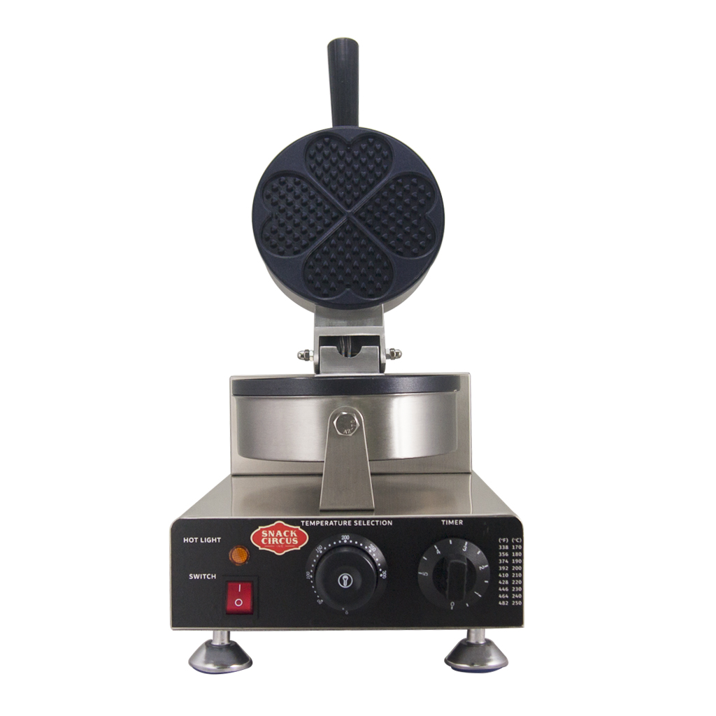 Heart Shaped Waffle Maker SCNP-609 | Snack Circus INC
