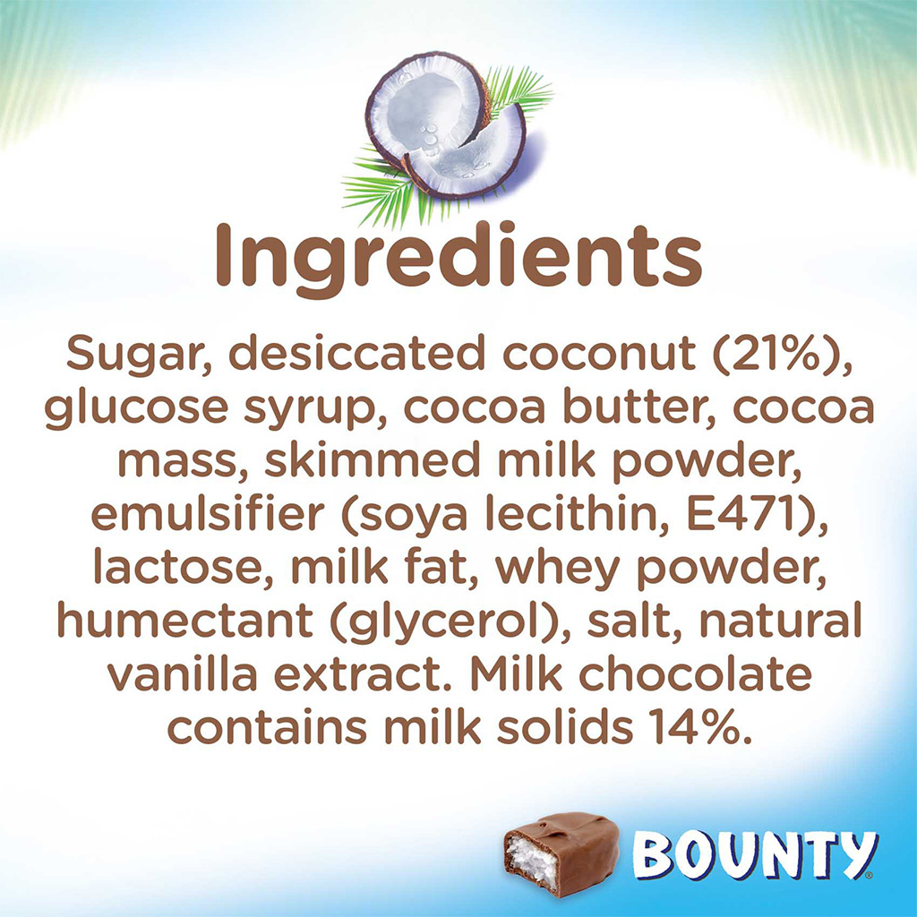 BOUNTY MINIATURES 150g Bag x24 | Snack Circus INC