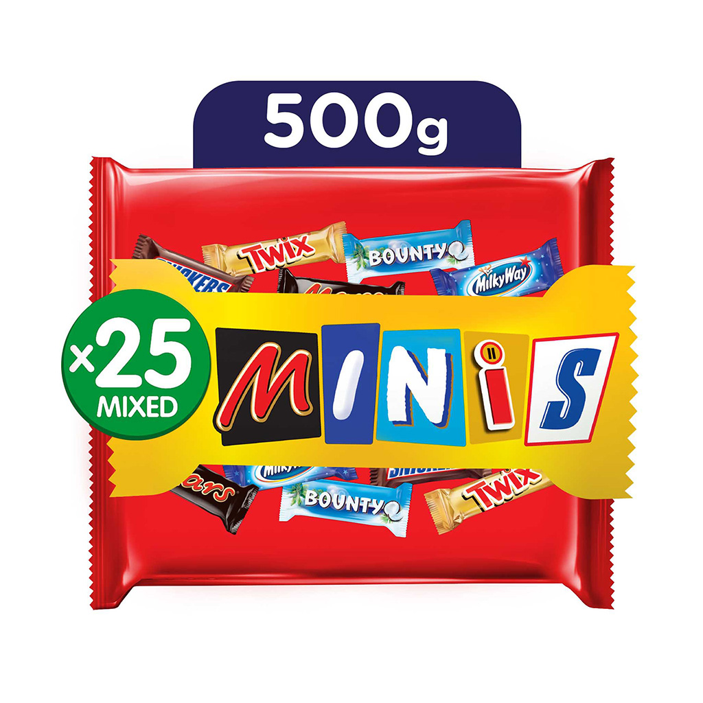 MARS® Best Of Minis Chocolate Bag 500g x18 | Snack Circus INC