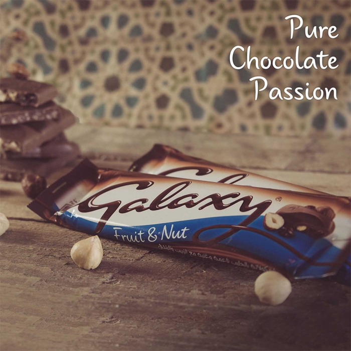 Galaxy® Fruit & Nut Chocolate Bar 40g x24 | Snack Circus INC