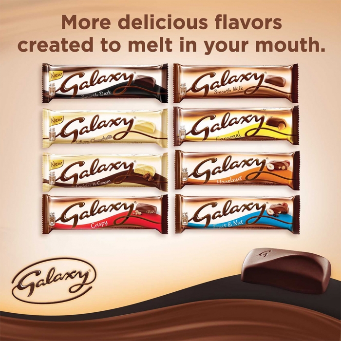 Galaxy® Smooth Dark 40g Multipack (5pcs) x24 | Snack Circus INC