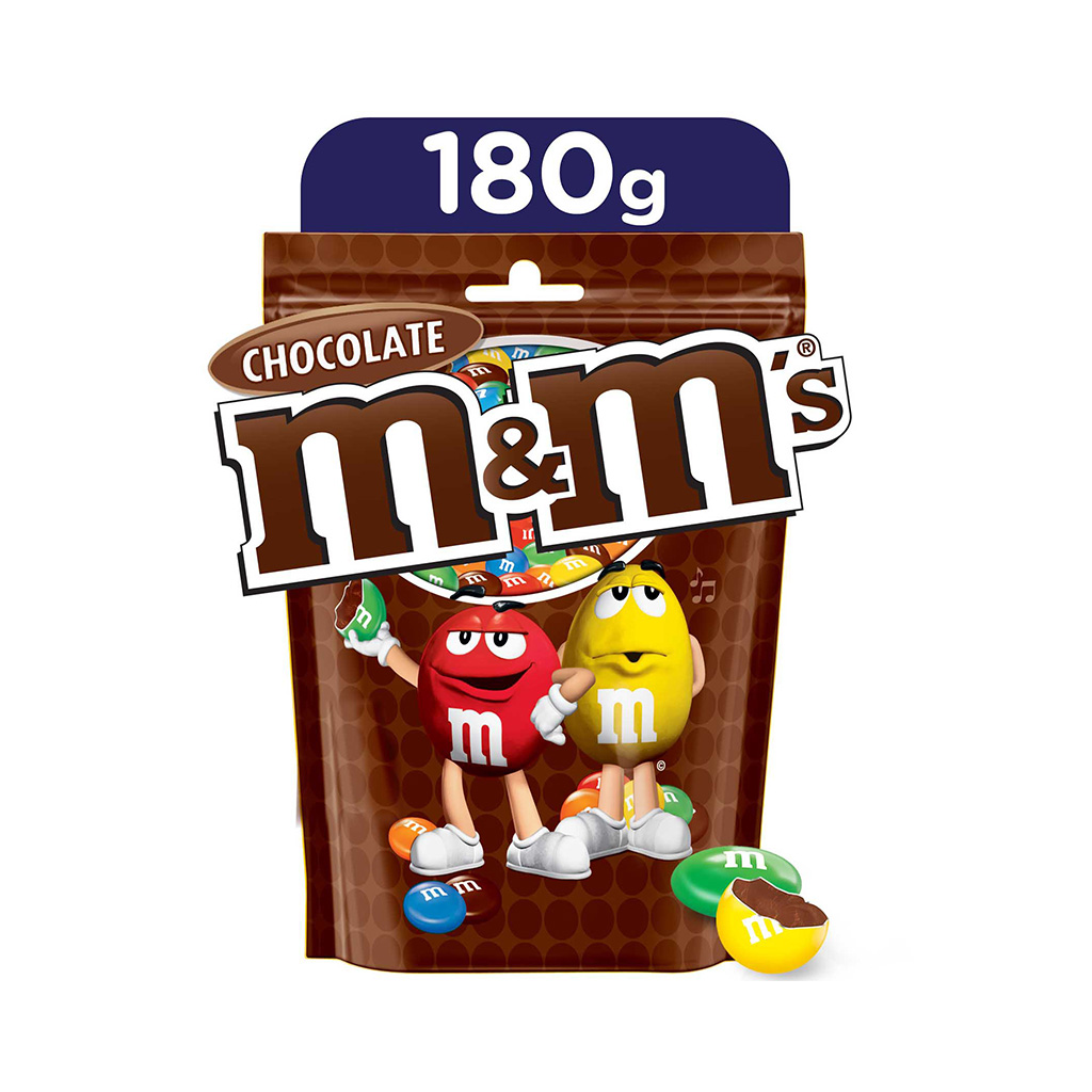 M&M’S® Milk Chocolate Pouch 180g x30 | Snack Circus INC
