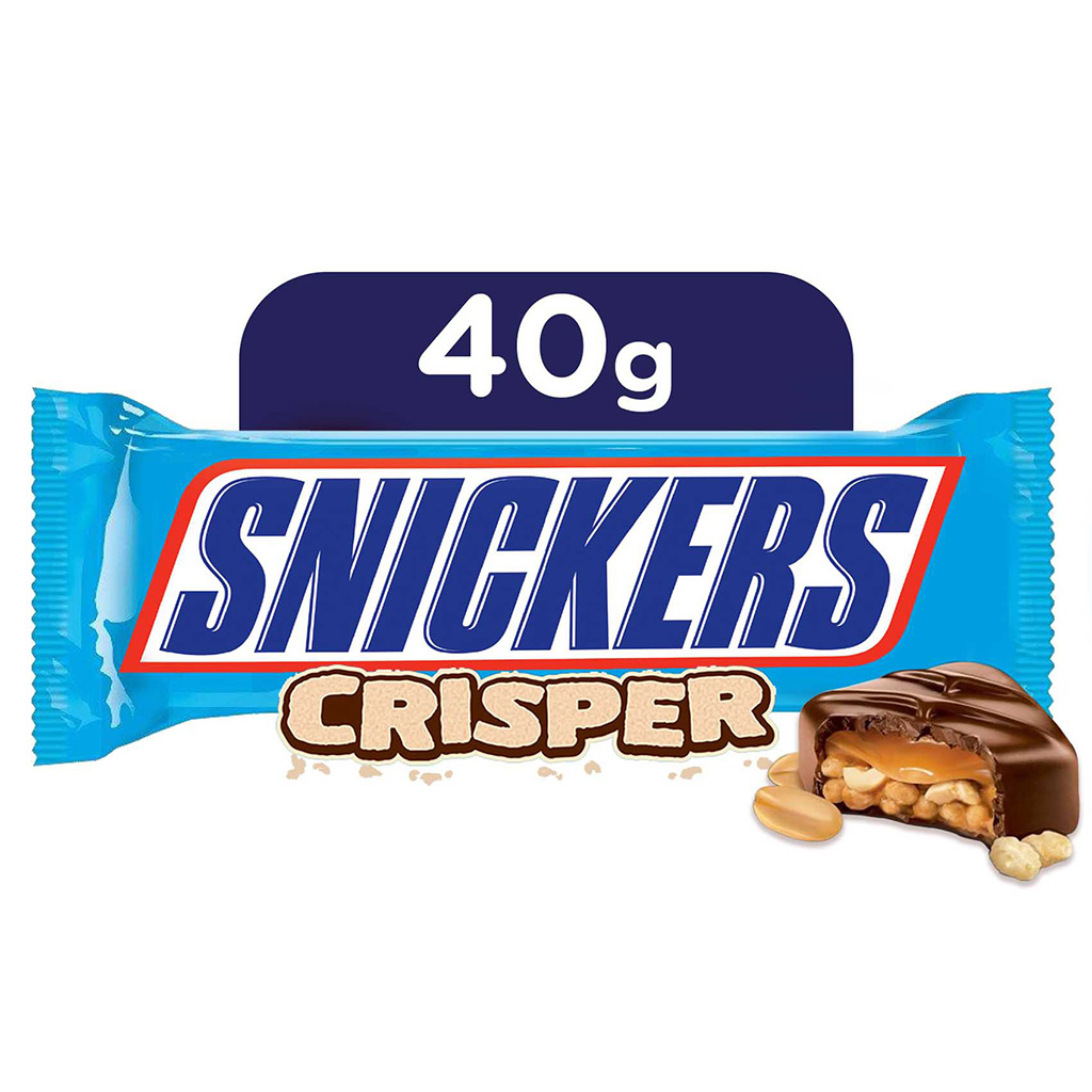 Snickers™ Crisper Chocolate Bar 40g x12 | Snack Circus INC
