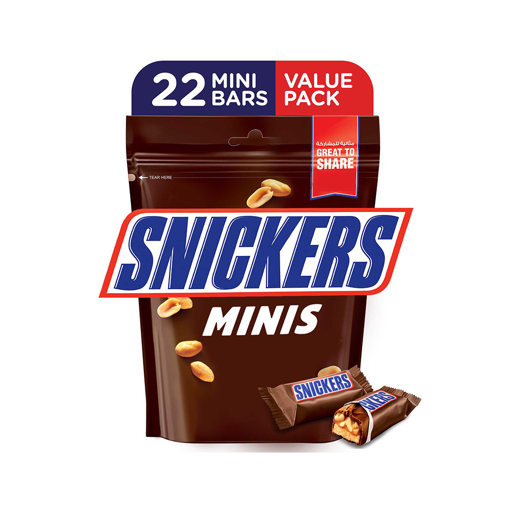 Snickers™ Minis (22 pcs) Chocolate Mini Bars Pouch 330g x9 – Snack ...
