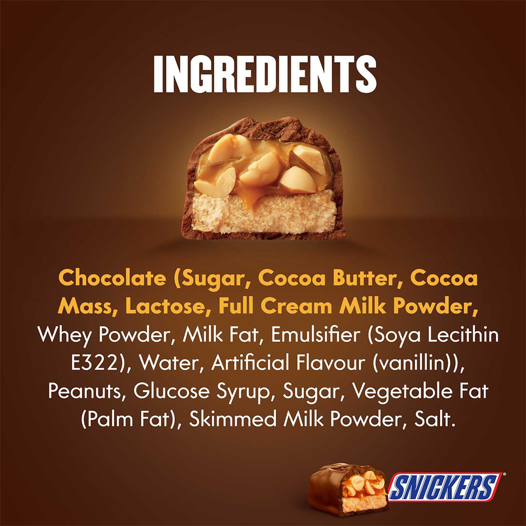 Snickers™ Minis (8 pcs) Chocolate Mini Bar 120g x12 | Snack Circus INC