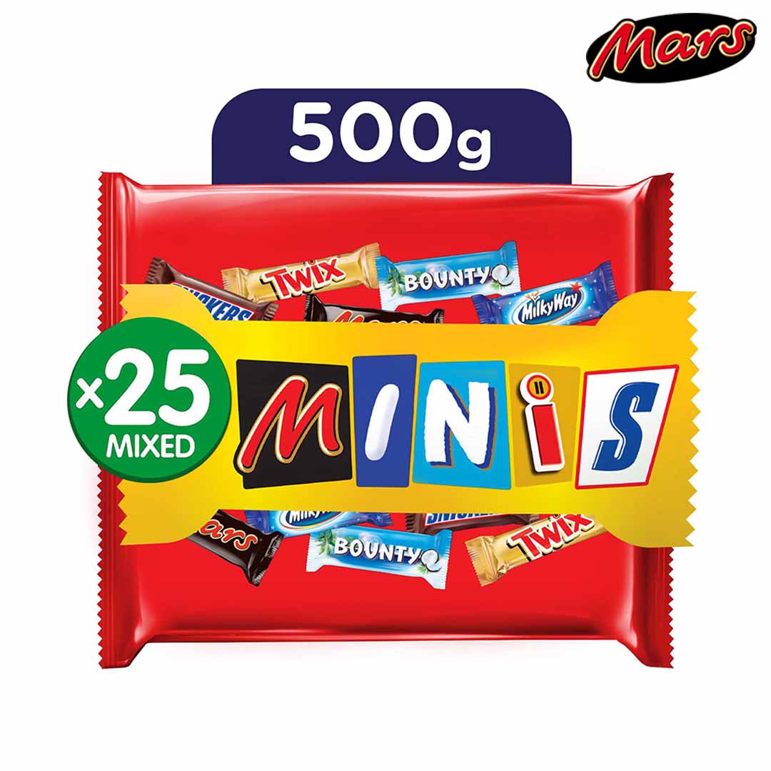 MARS® Best Of Minis Chocolate Bag 500g x18 | Snack Circus INC