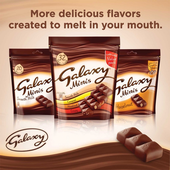 Galaxy® Minis (12pcs) Smooth Milk Chocolate 150g x12 | Snack Circus INC