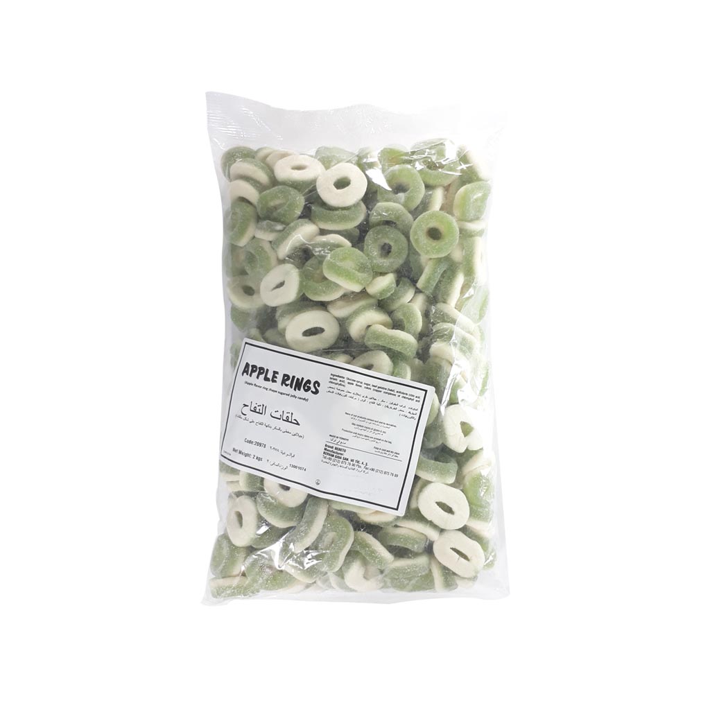 Apple Rings Gummy Bag of 2kg | Snack Circus INC