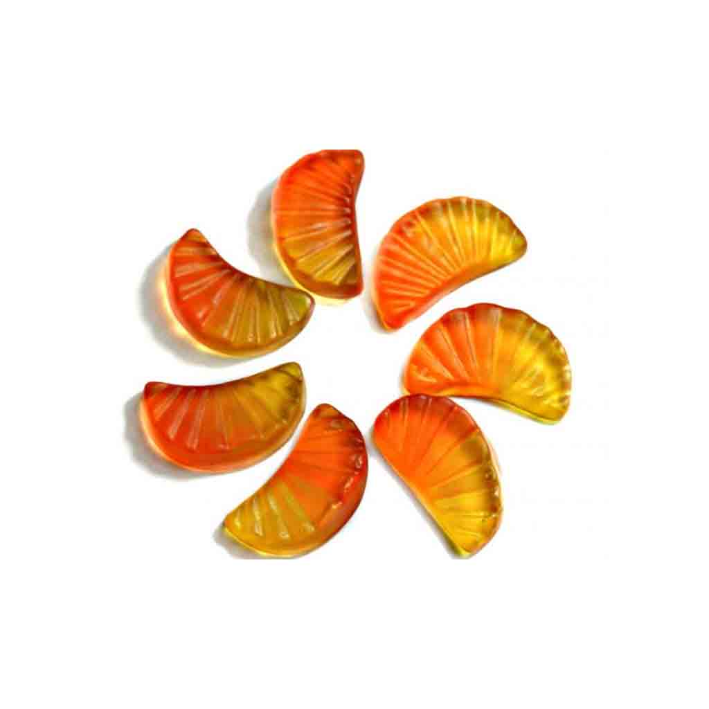 Orange Pieces Gummy Bag of 2kg | Snack Circus INC