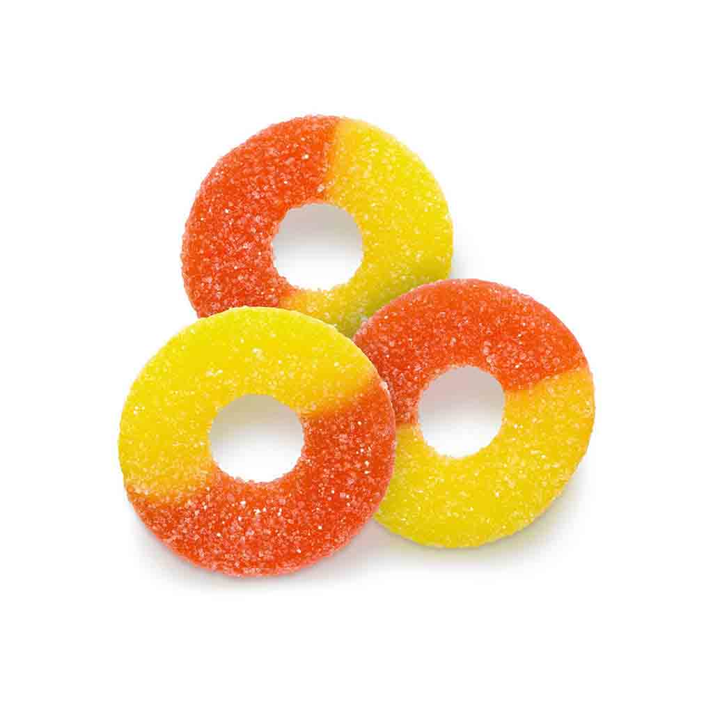 Peach Rings Gummy Bag of 2kg | Snack Circus INC