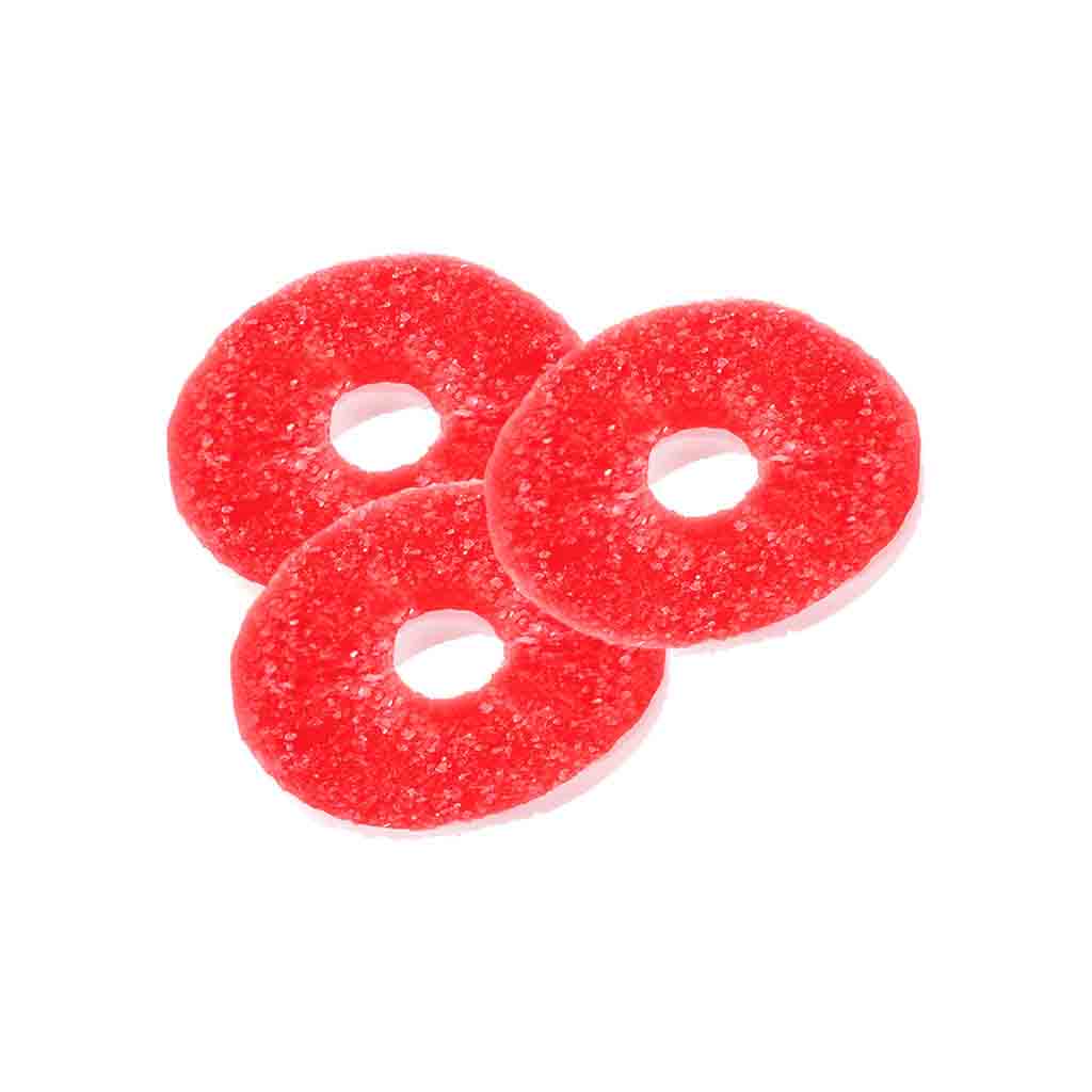Strawberry Rings Bag of 2kg | Snack Circus INC