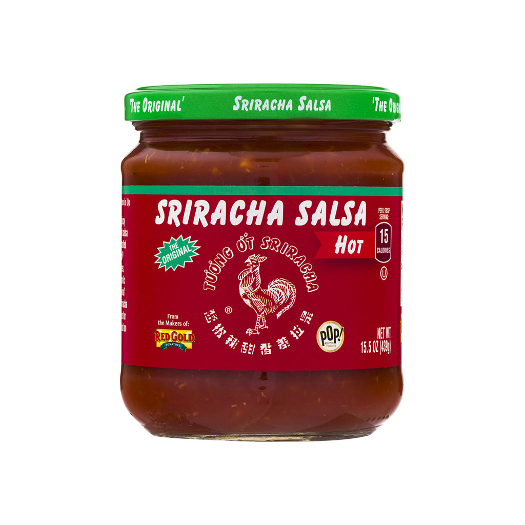 Sriracha Salsa Hot 15.5oz x8 | Snack Circus INC
