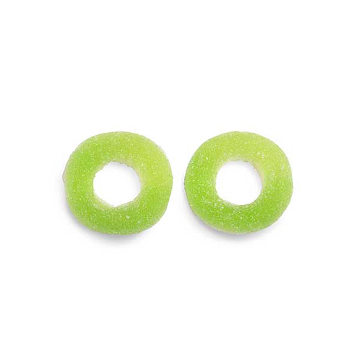 Sour Apple Rings Gum Candy Bag of 1kg | Snack Circus INC