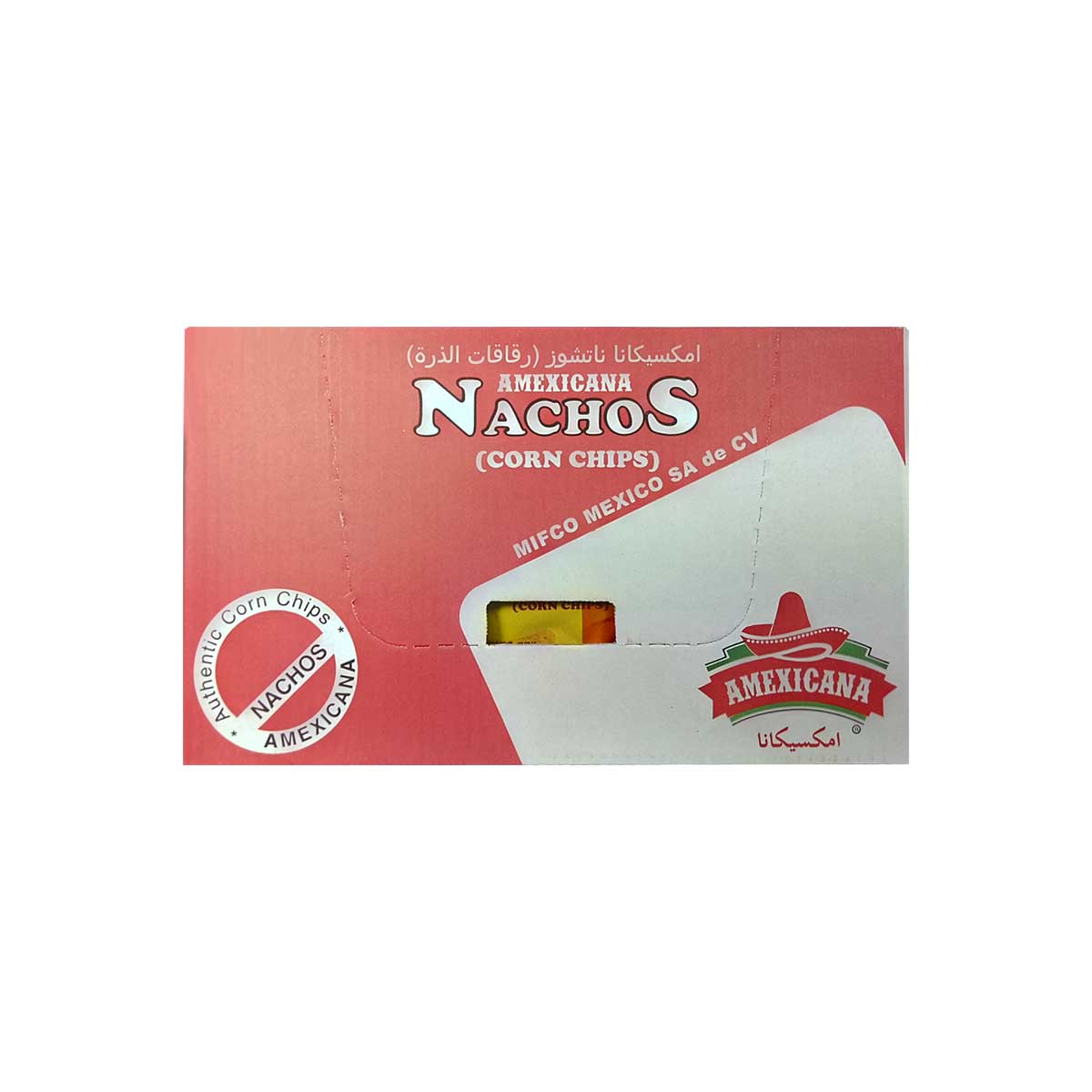 Nachos (Corn Chips) Salted 200gr Box of 10 | Snack Circus INC