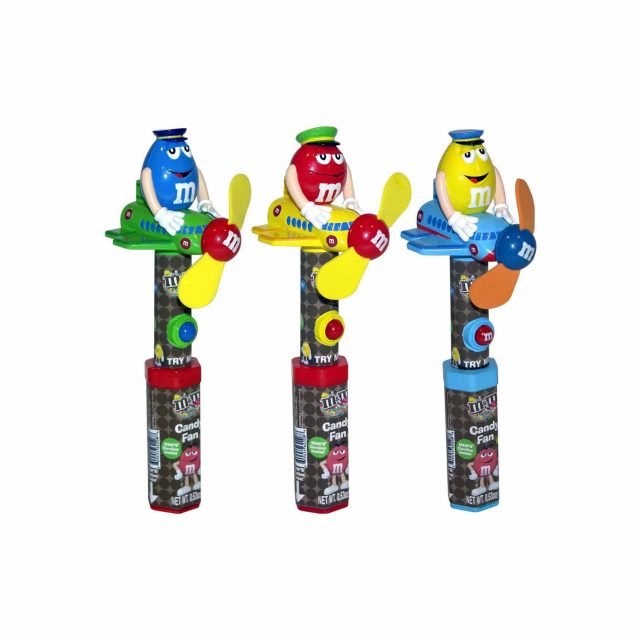 M&Ms Airplane Candy Fans (Box of 12) | Snack Circus INC