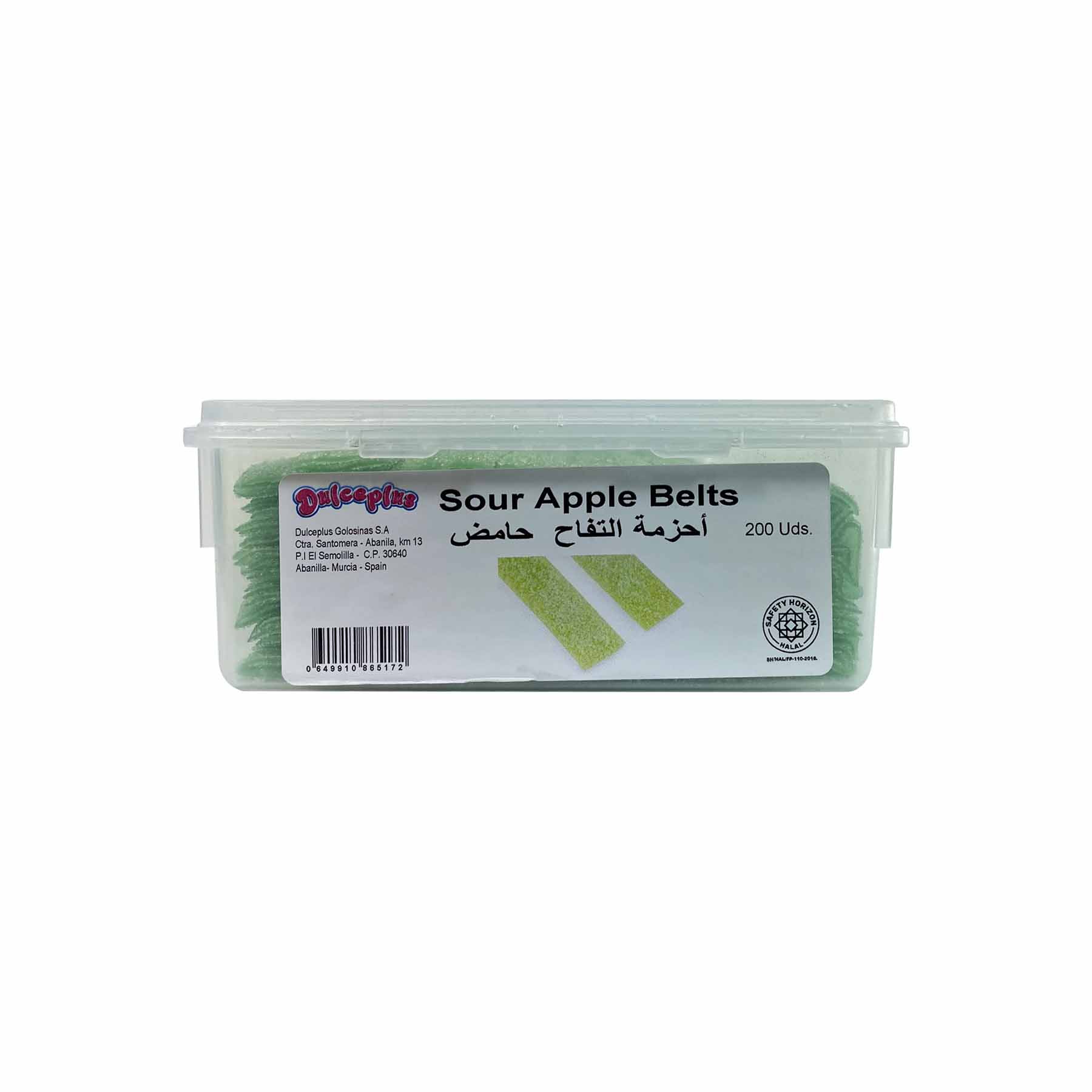 Sour Apple Belts Gummy Bag of 1.6kg | Snack Circus INC