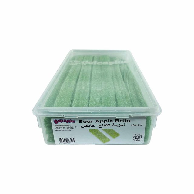 Sour Apple Belts Gummy Bag of 1.6kg | Snack Circus INC