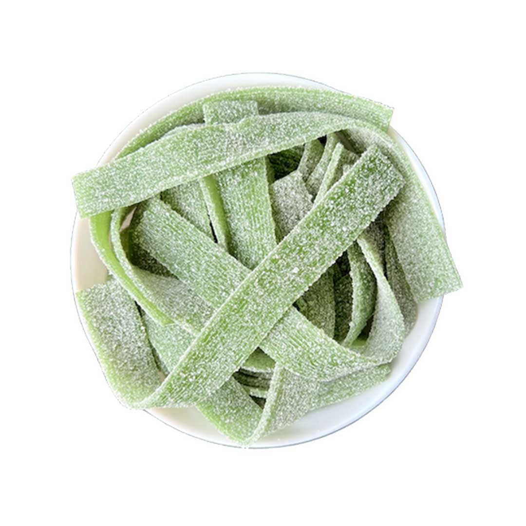 BEBETO Sour Apple Belts Gummy Bag of 1.5kg | Snack Circus INC
