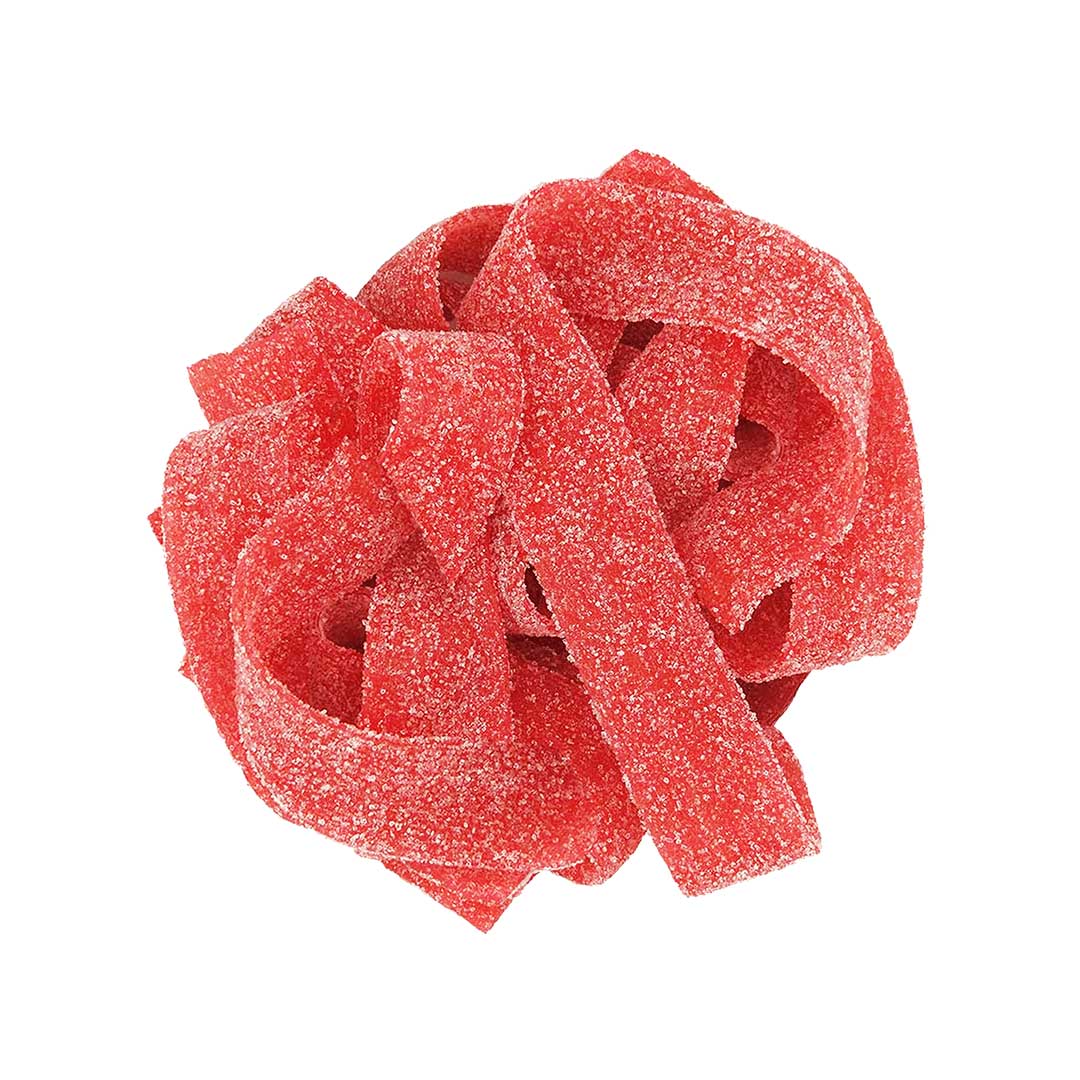 Sour Strawberry Belts Gummy Bag of 1.6kg | Snack Circus INC