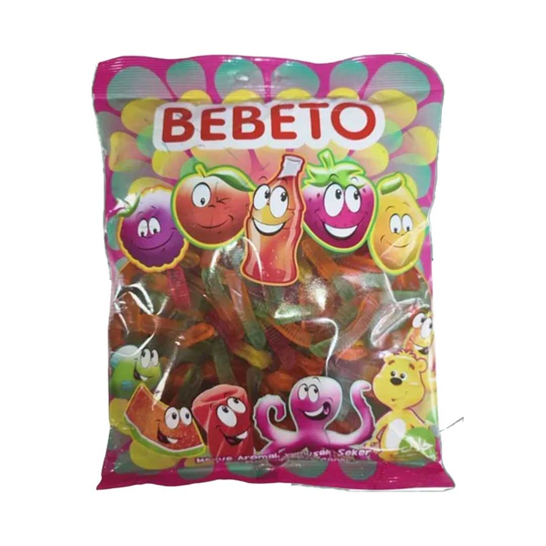 BEBETO Cola Worms Gummy 1kg | Snack Circus INC
