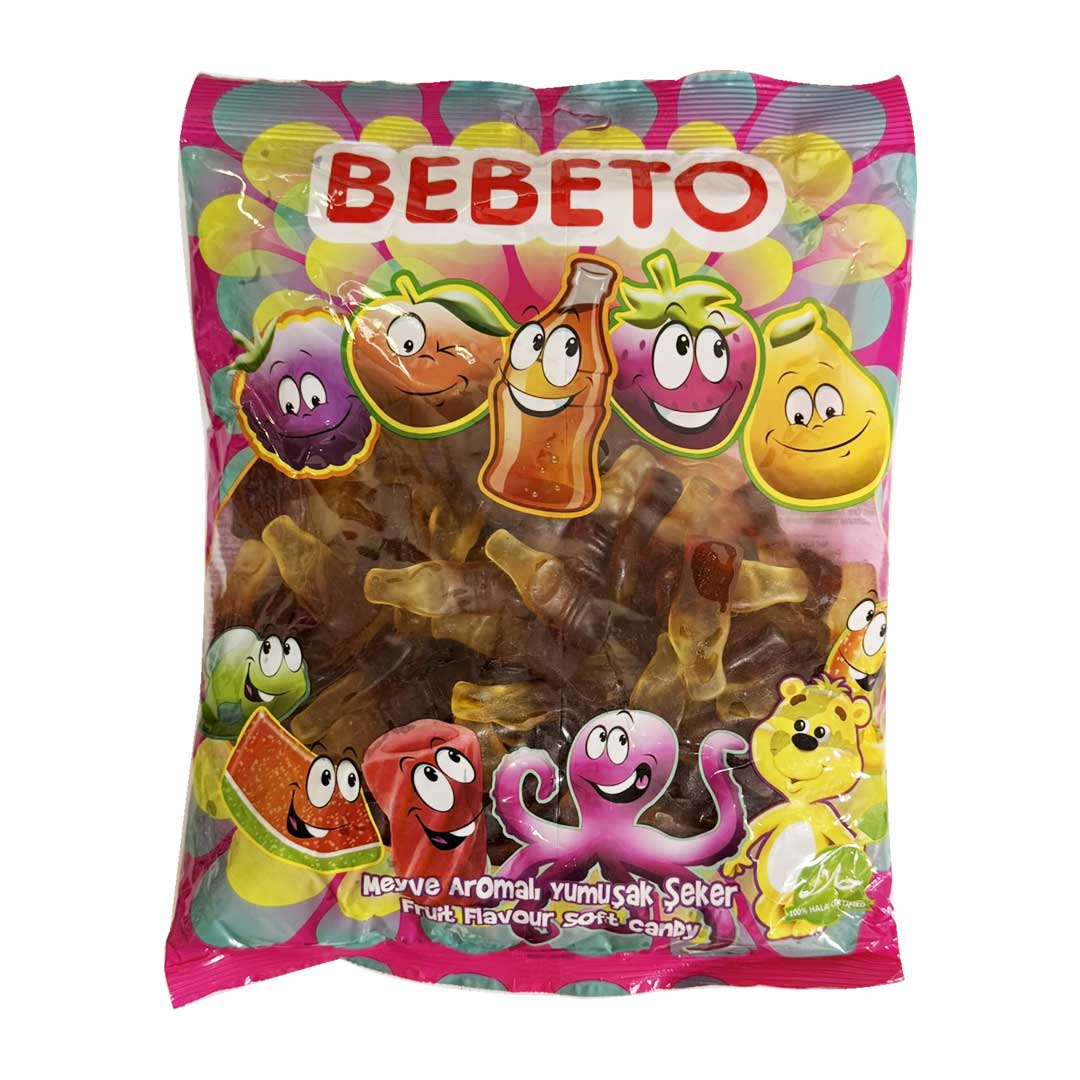 BEBETO Gummy Cola Bottles 1kg | Snack Circus INC