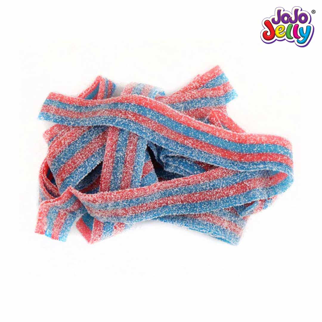 JojoJelly Blue & Red Raspberry Belts 1kg | Snack Circus INC