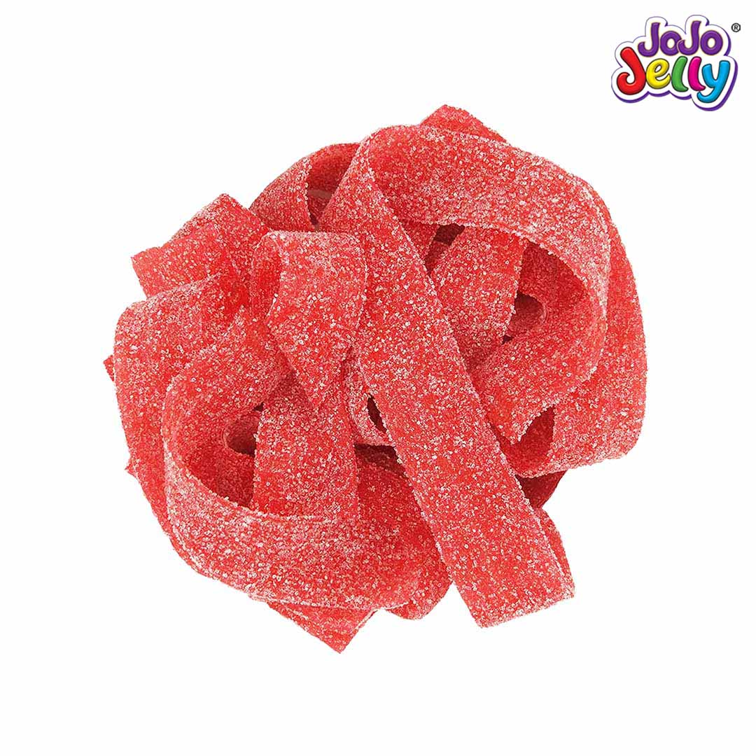 JojoJelly Strawberry Belts 1kg | Snack Circus INC