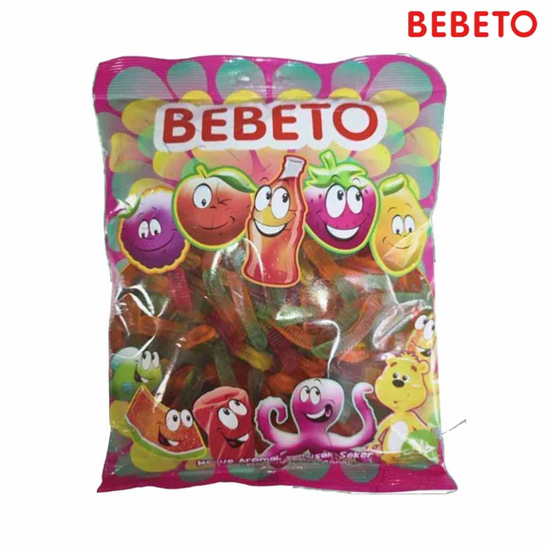 BEBETO Cola Worms Gummy 1kg | Snack Circus INC