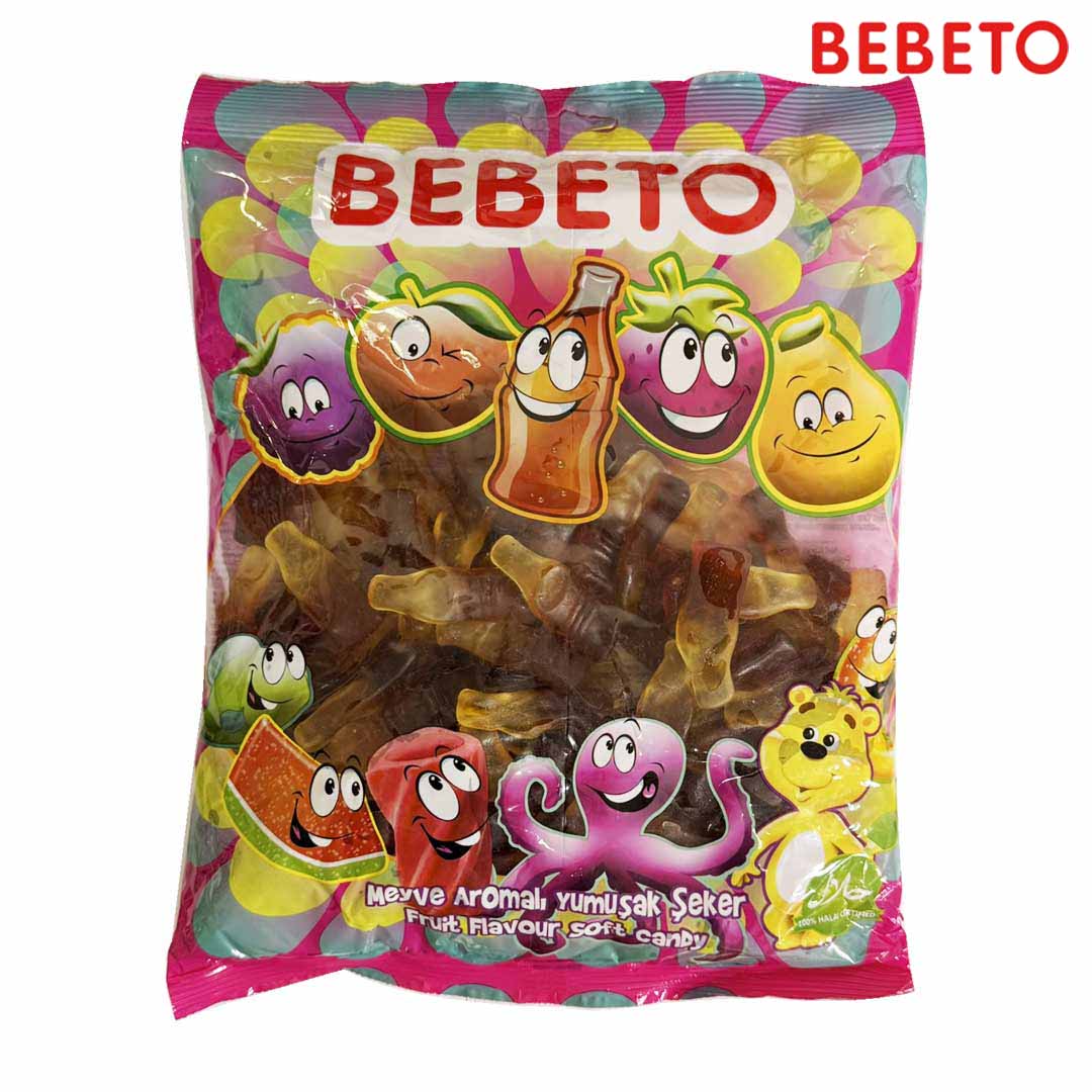 BEBETO Gummy Cola Bottles 1kg | Snack Circus INC